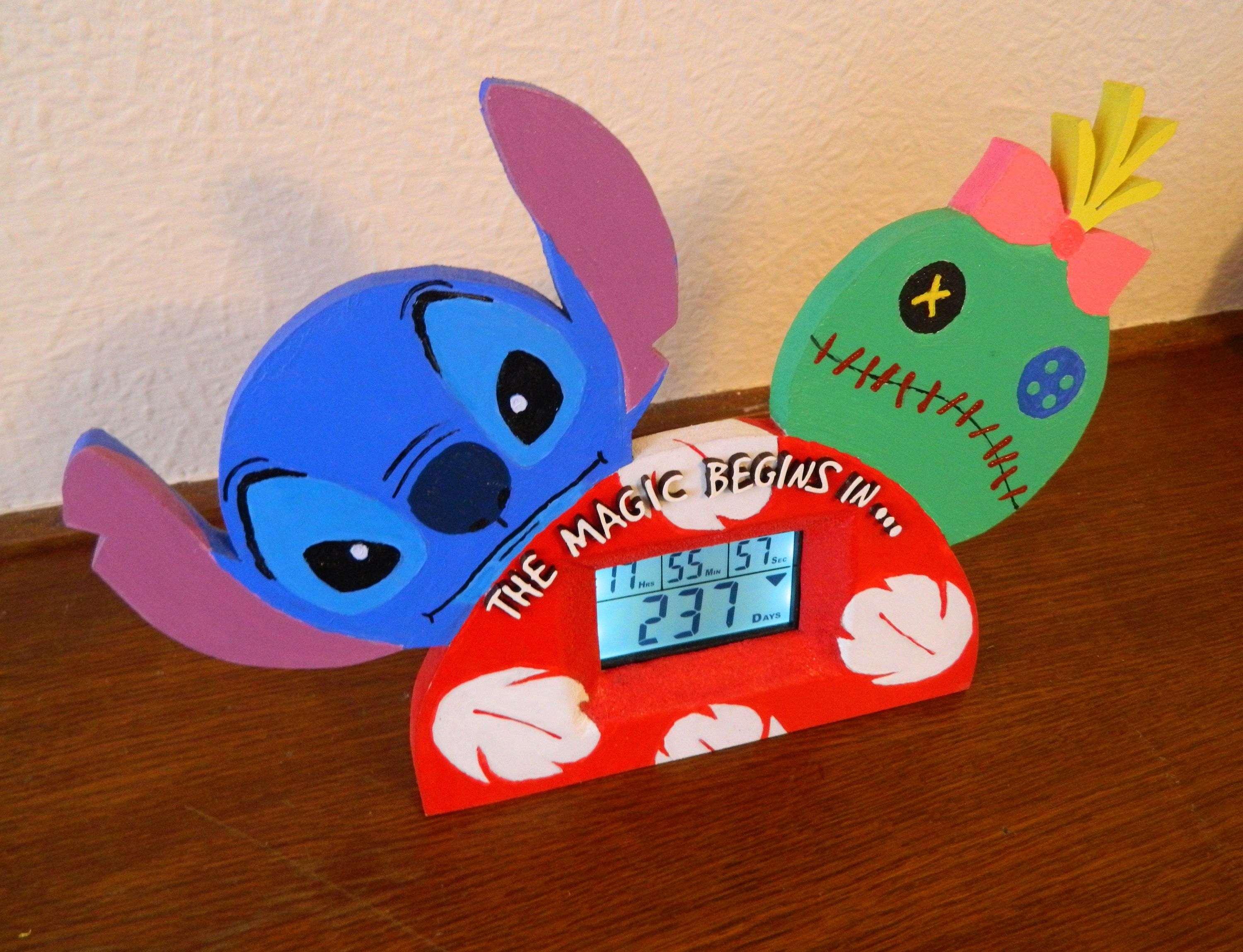 Disney Holiday / Vacation Digital Countdown Timer Clock. Lilo | Etsy