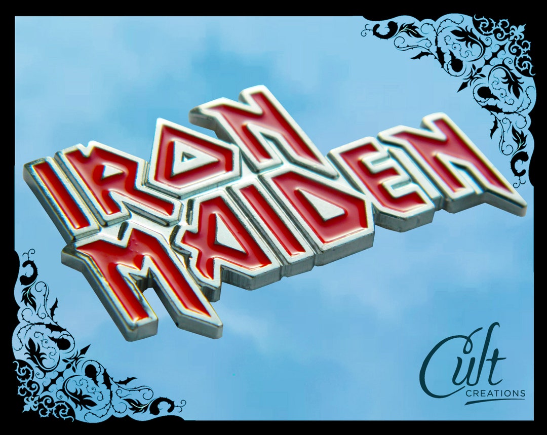 Iron Maiden Logo Metal and Enamel Pin Badge With Option for Gift Box - Etsy