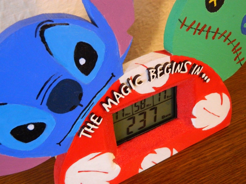 Disney Holiday / Vacation Digital Countdown Timer Clock. Lilo | Etsy