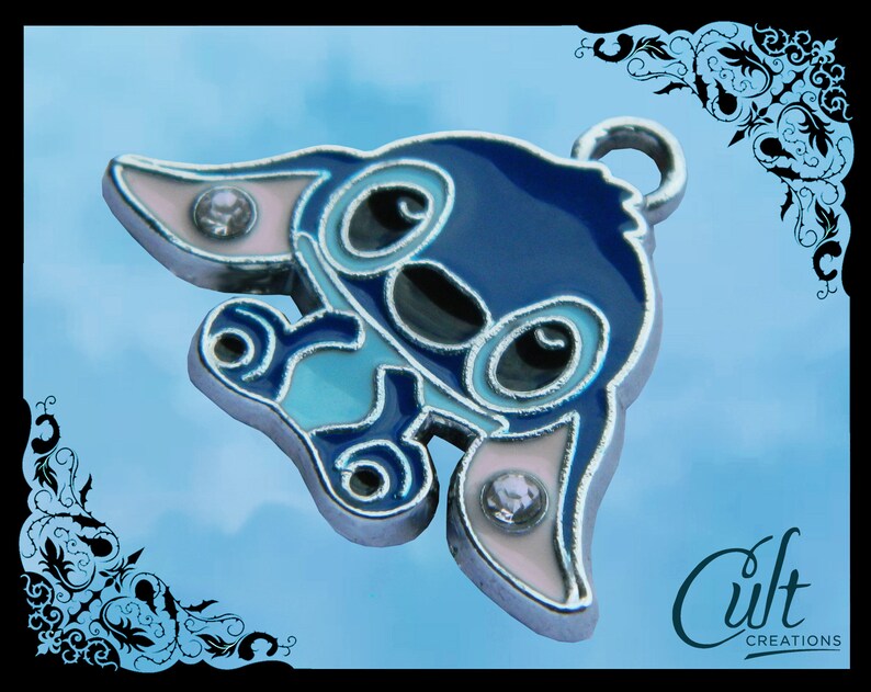 Disney Lilo & Stitch Key Chain/keyring With Stitch and Angel - Etsy