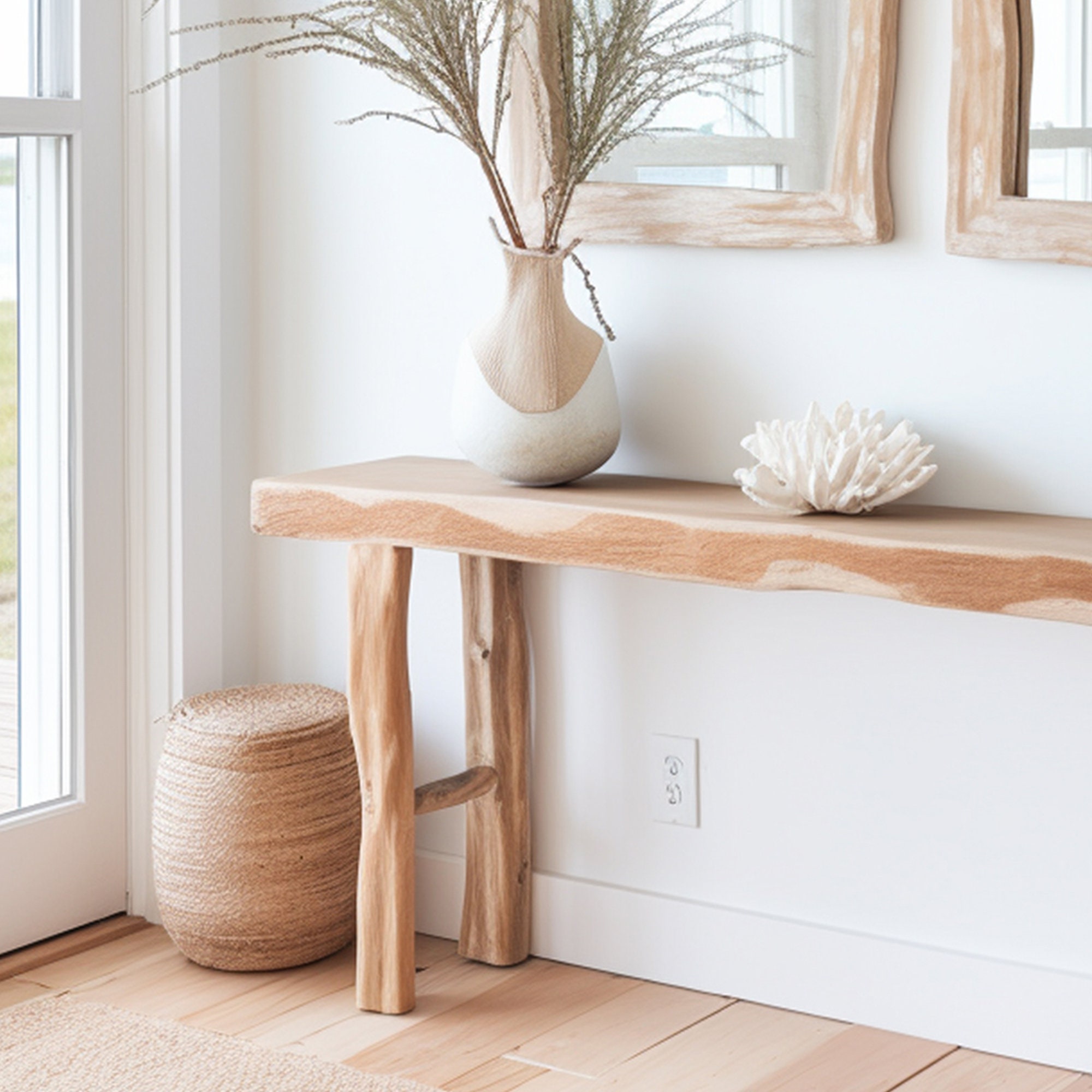 Rustic Console Table Farmhouse Console Table Custom Console Table Wood ...