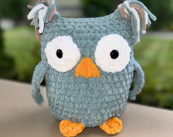 Owl Bundle Large and Small Low Sew CROCHET PATTERN - Etsy