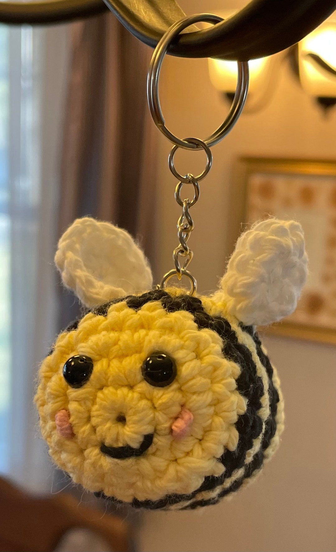 Bumble Bee Keychain Pattern - Etsy