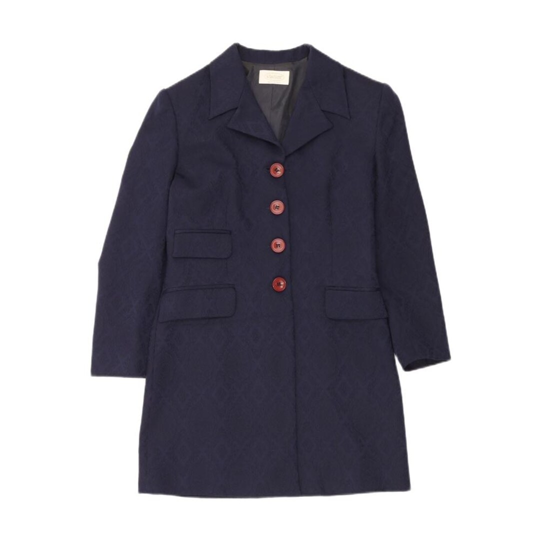 VINTAGE Womens Longline 4 Button Blazer Jacket IT 44 Medium Blue ...