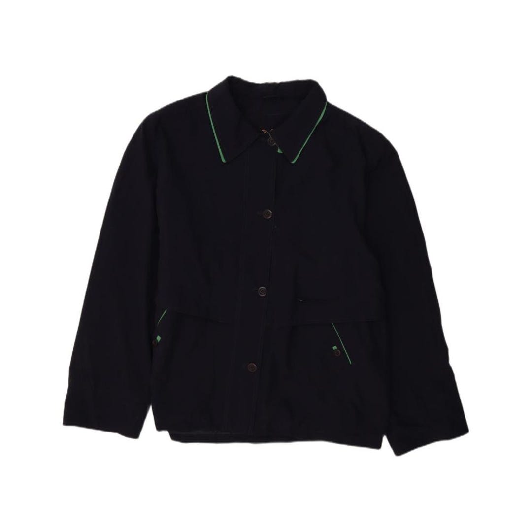 BIAGGINI Womens Oversized Bomber Jacket IT 50 XL Navy Blue Polyester - Etsy