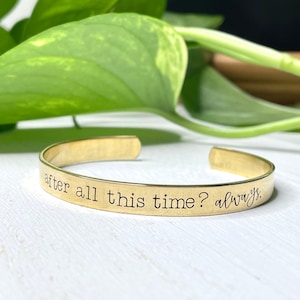 After all this time always bracelet Etsy