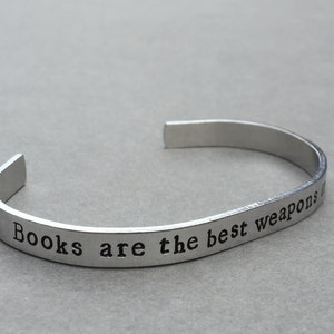 Books Are the Best Weapons in the World / Dr. Who / Book Club Gift ...