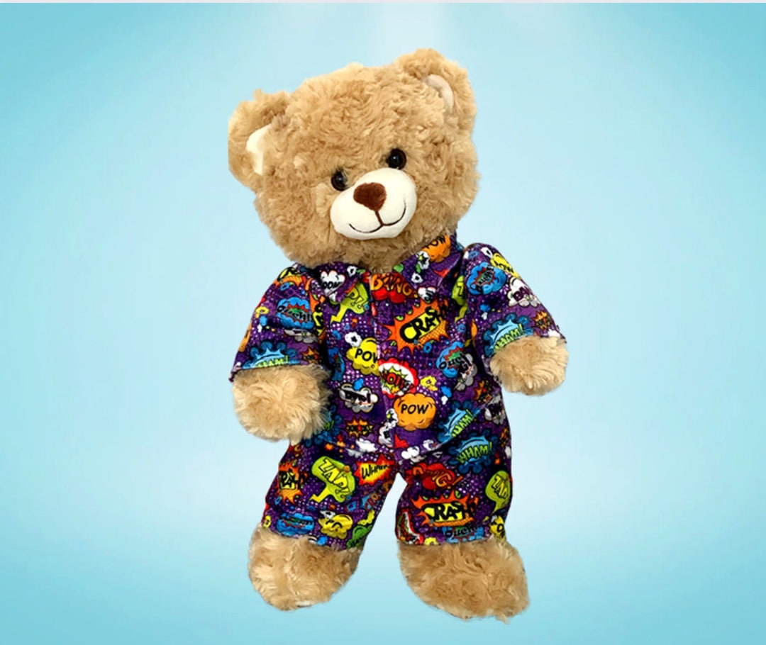 16 Bear Pajamas, Superhero Pajamas for Stuffed Animals Pajamas ONLY ...