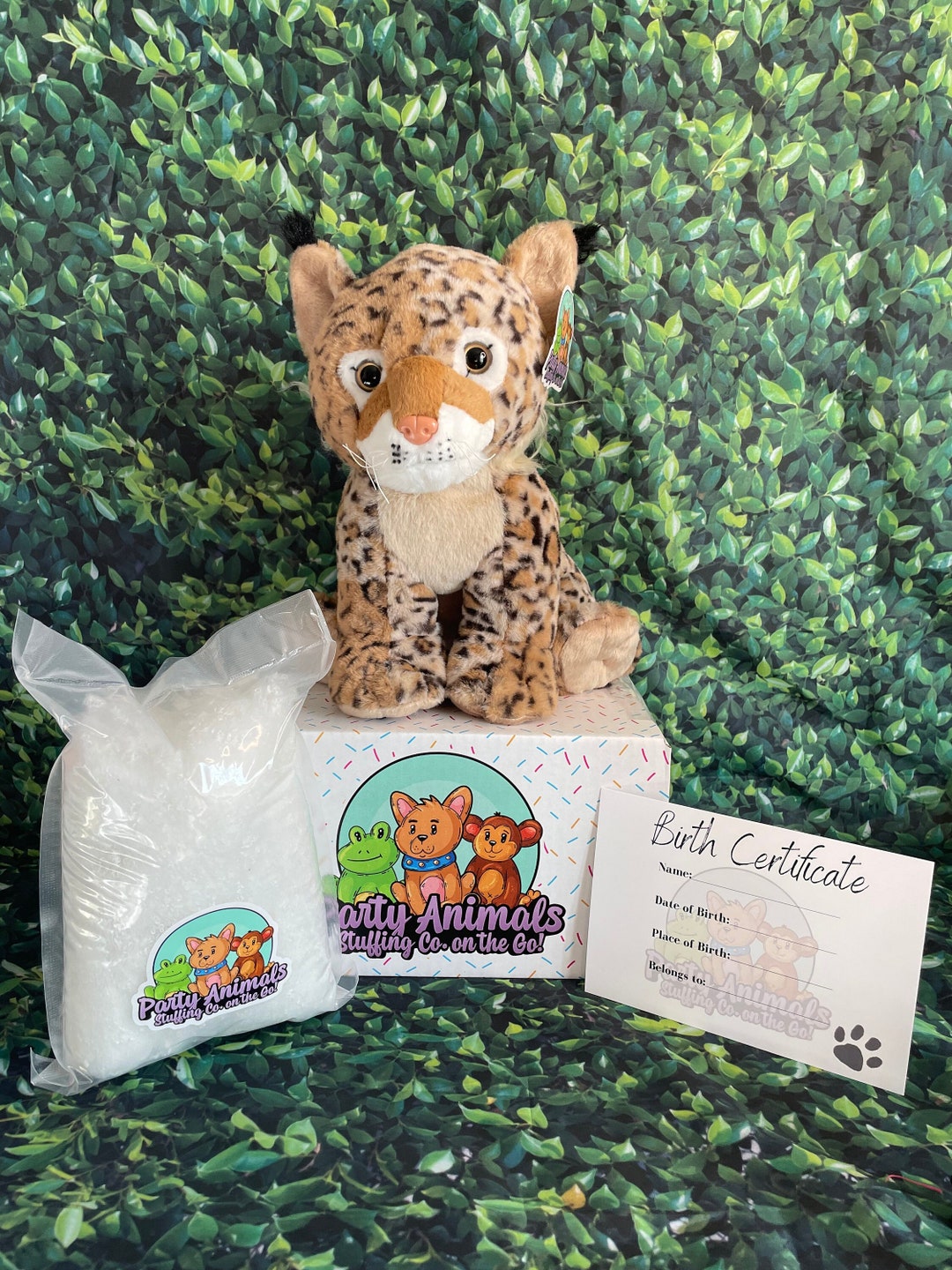 DIY Stuffed Bobcat Kit Stuffed Animal Kit Stuffed Plush 14 16 Stuffed ...