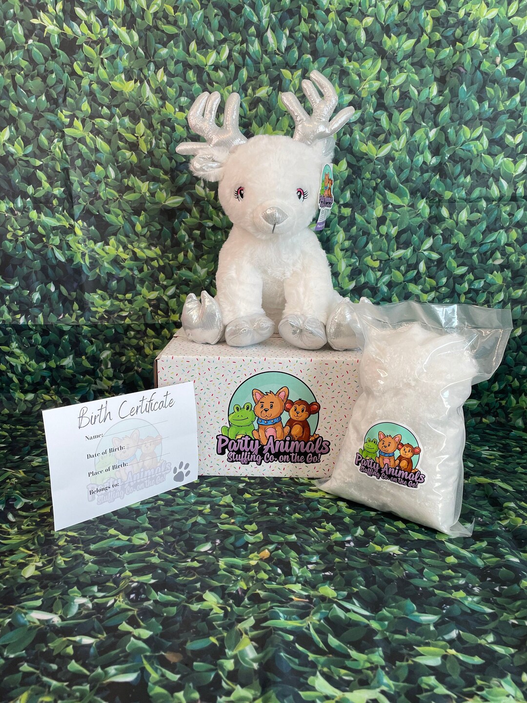 DIY Stuffed Sparkly Reindeer - Stuffed Animal Kit - 14" - 16" Stuffed ...
