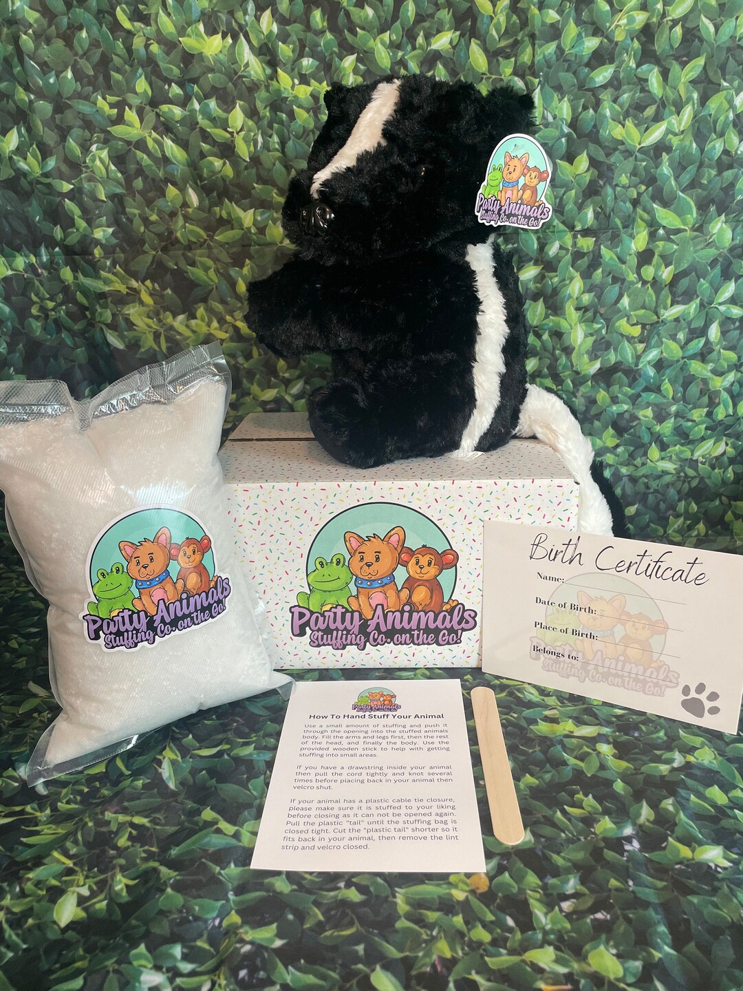 DIY Stuffed Skunk Kit Stuffed Animal Kit 16 Stuffed - Etsy