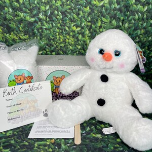 DIY Stuffed Snowman - Stuffed Animal Kit - 14" - 16" Stuffed Animal ...