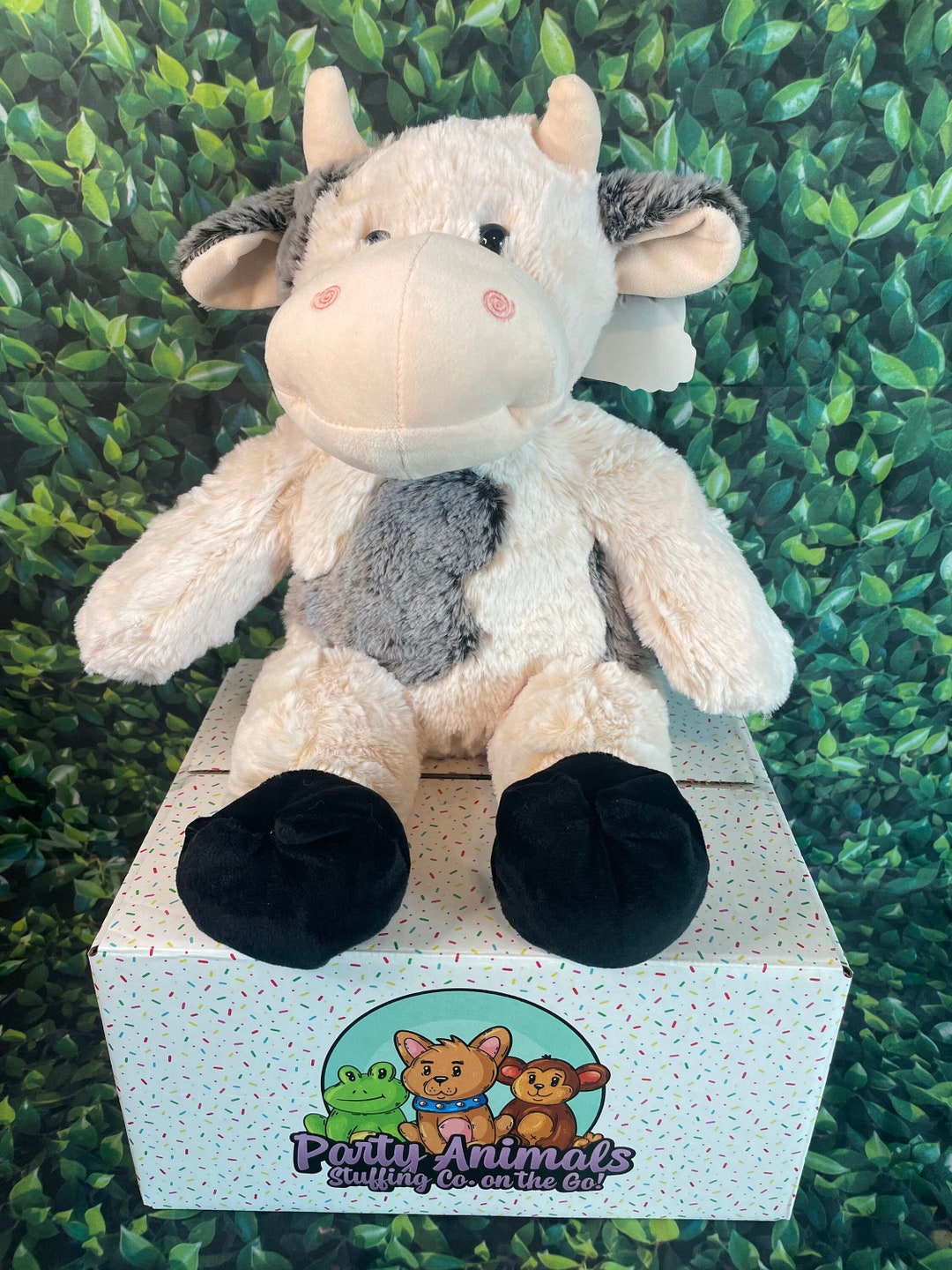 WEIGHTED Stuffed Cow Weighted Stuffed Animal Weighted - Etsy