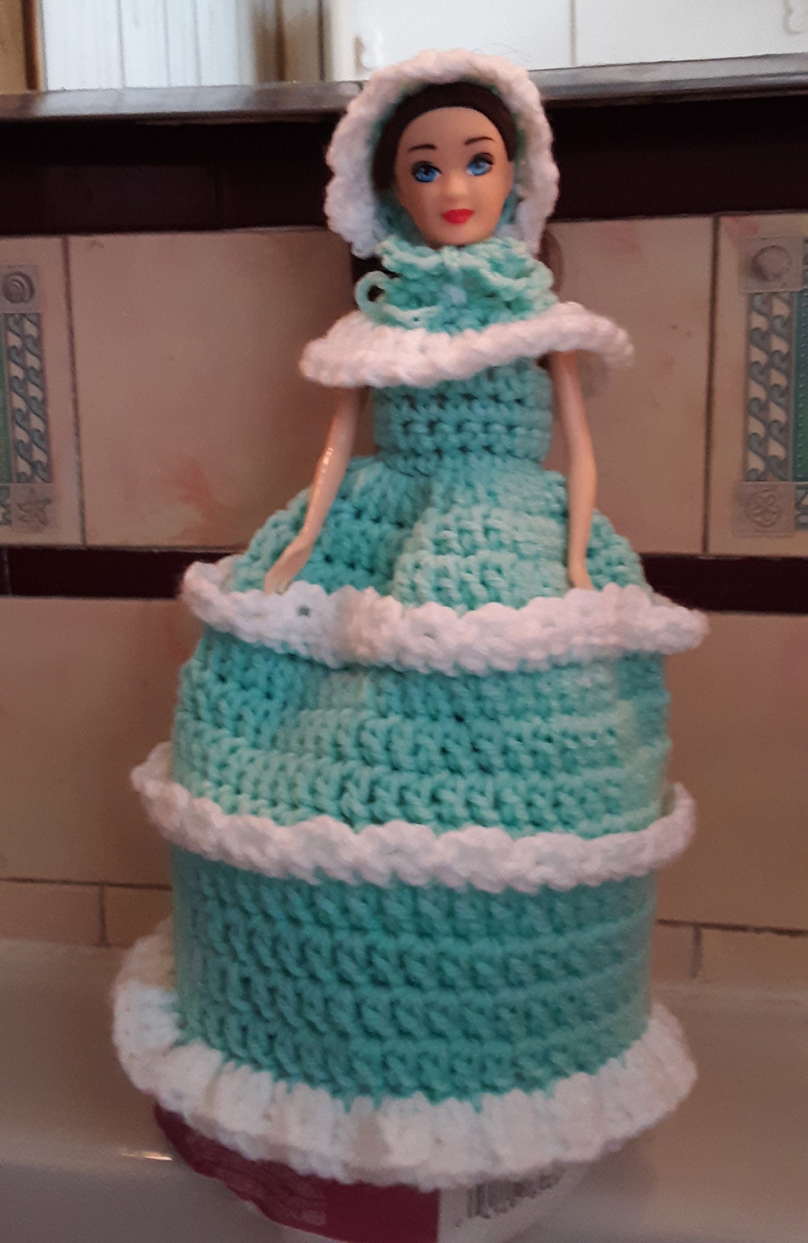 Crochet Toilet Tissue Doll Cover Vintage Crochet Toilet Paper Doll ...