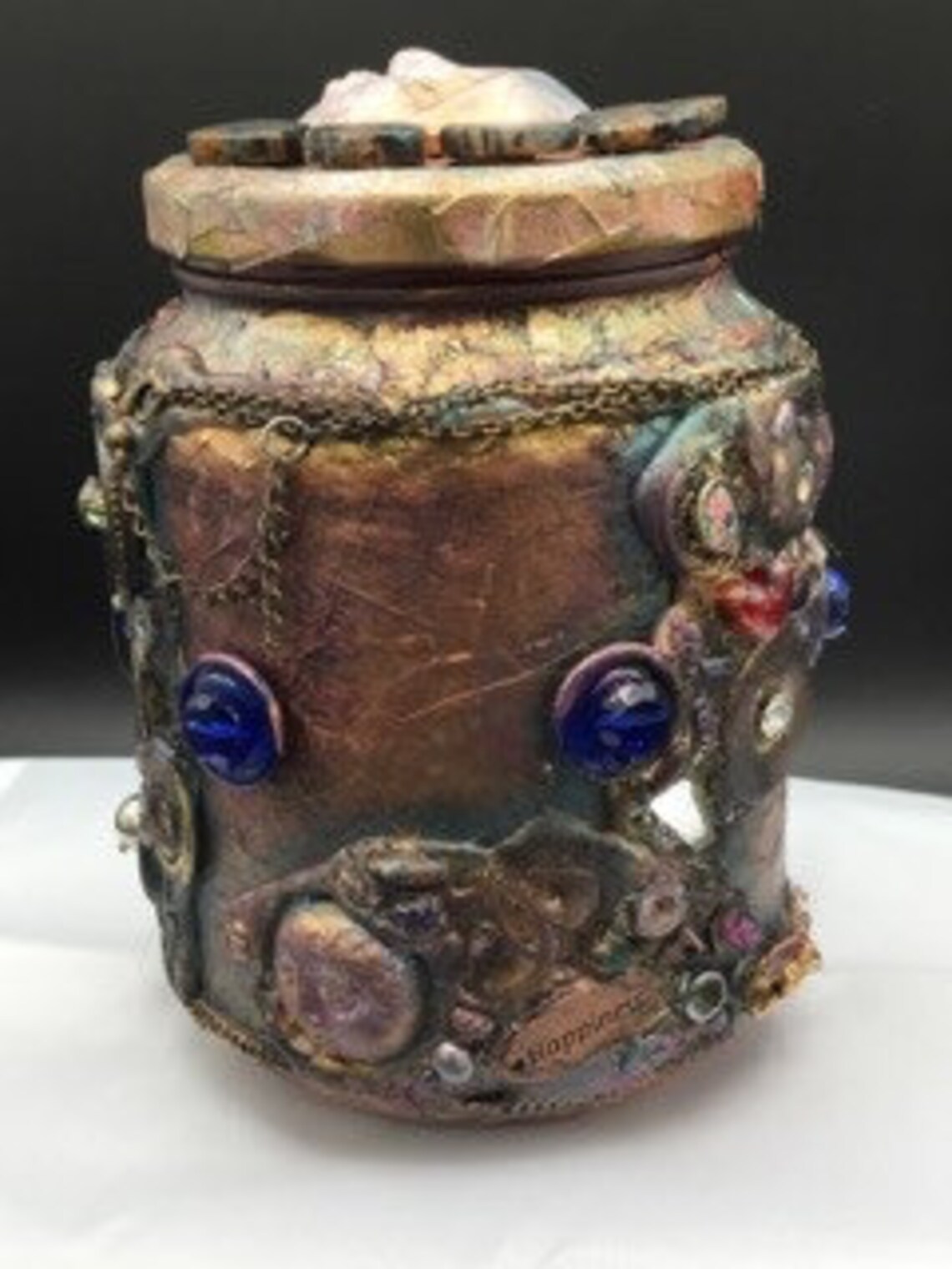 Upcycled Jar, Curiosity Jar, Stash Jar, Spell Jar, Memory Jar, Jewelry ...