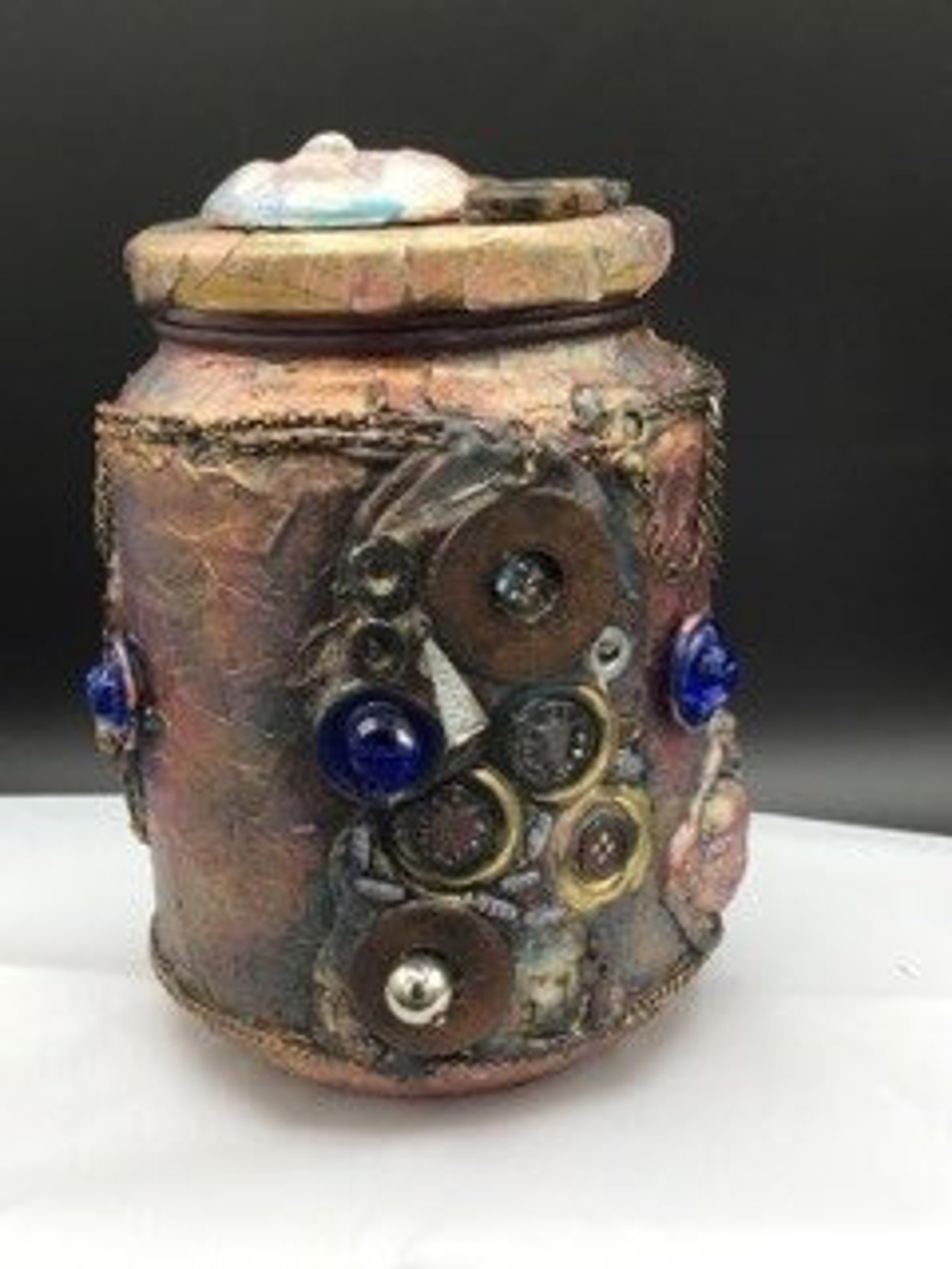 Upcycled Jar, Curiosity Jar, Stash Jar, Spell Jar, Memory Jar, Jewelry ...