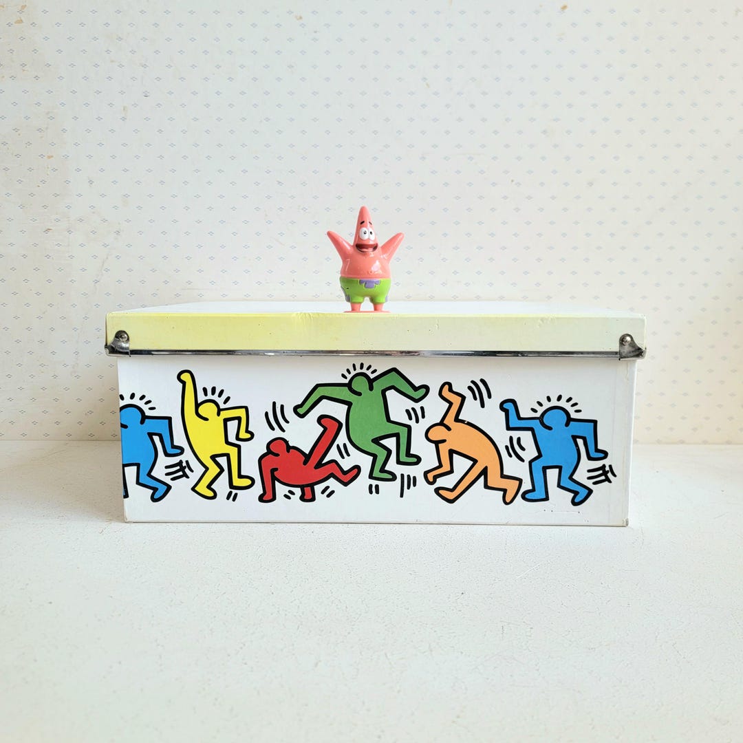 Vintage Pop Art Box, Large Cardboard Box, Documents Storage - Etsy