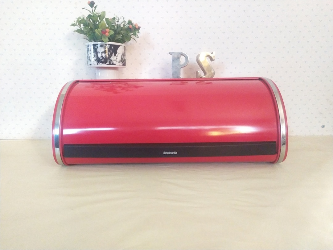 Vintage Bread Box With Roll Top Door, Bread Storage - Etsy