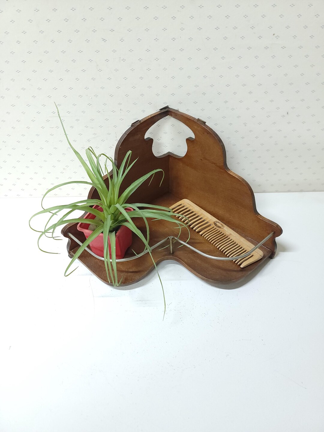 Vintage Wooden Corner Shelf, Display Shelf, Storage Shelves - Etsy