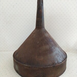 Large Vintage Metal Funnel, Old Funnel, Rusty Pieces - Etsy
