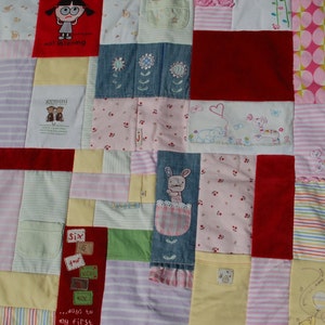 Baby Clothes Memory Quilt Custom Made - Etsy