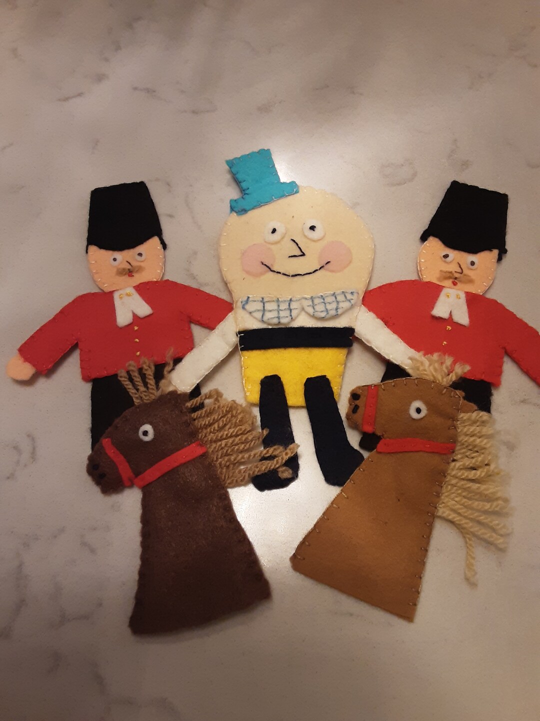 Humpty Dumpty Finger Puppets - Etsy