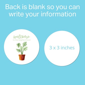 Welcome to the Neighborhood Printable Gift Tags - Etsy