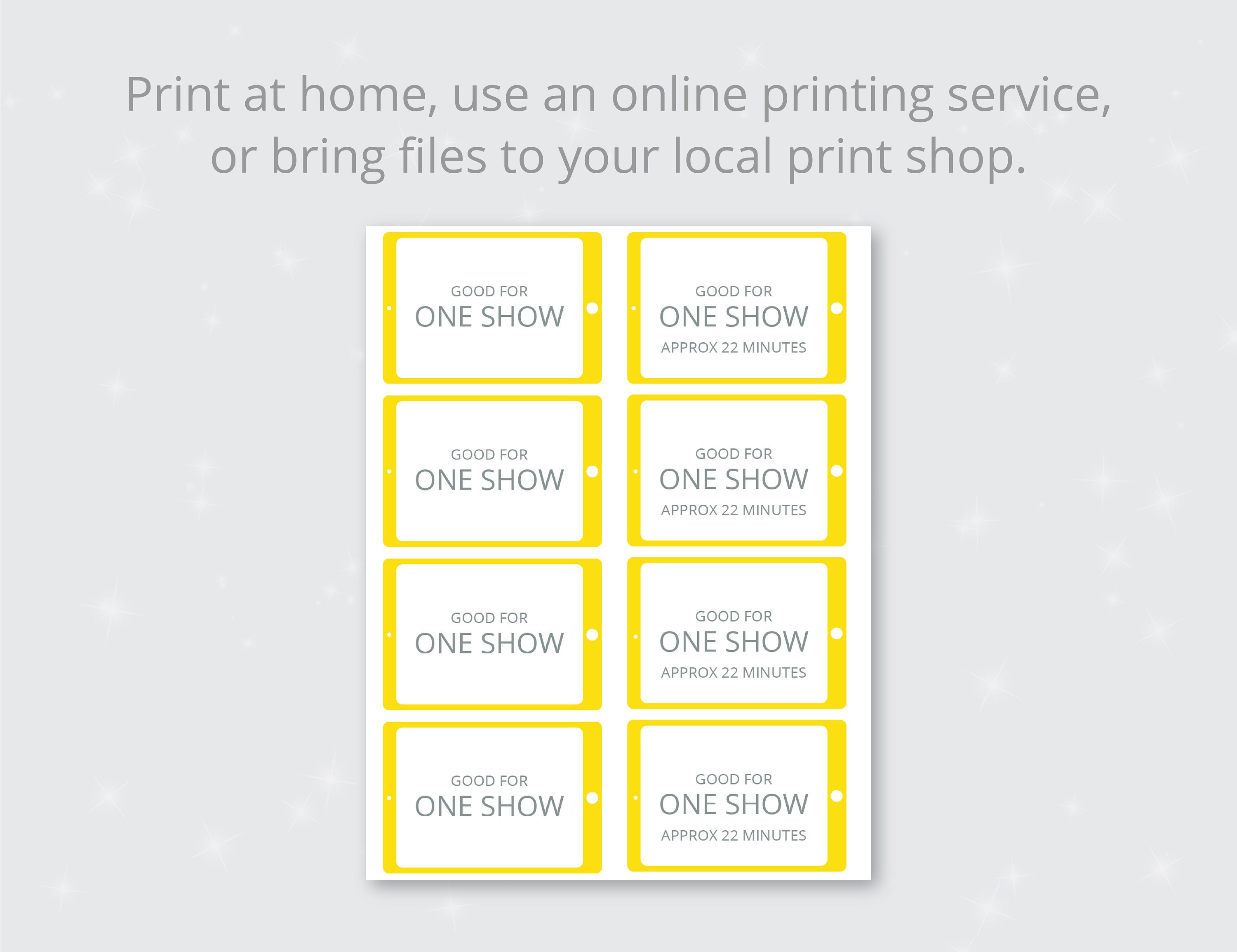 Printable Screen Time Tickets Tech Time Tickets Screen Coupons for Kids ...