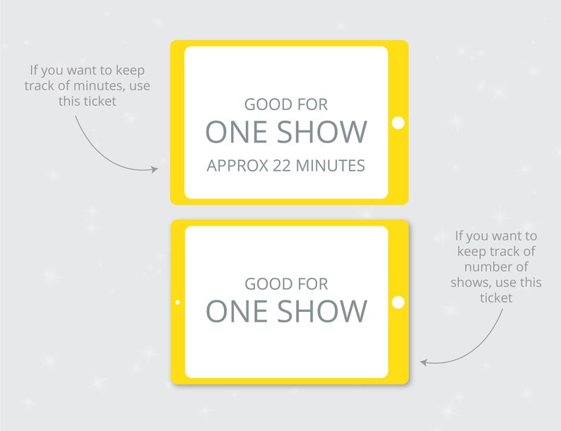 Printable Screen Time Tickets | Tech Time Tickets | Screen Coupons for ...