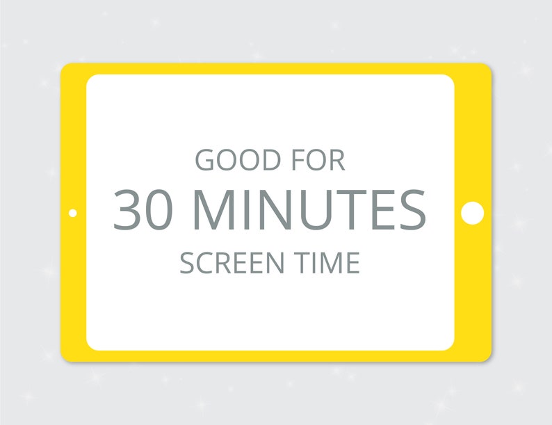 Printable Screen Time Tickets | Tech Time Tickets | Screen Coupons for ...