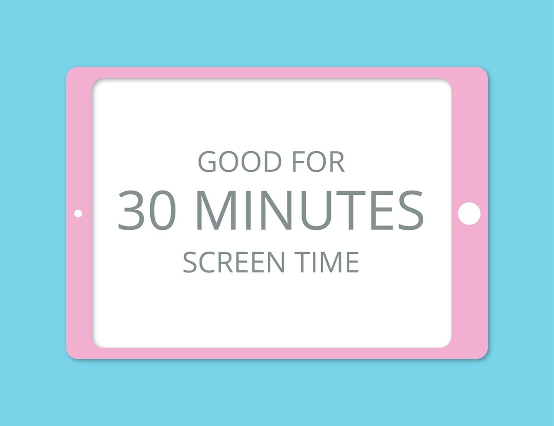 Printable Pink Screen Time Tickets: Reward Coupons (PDF) - Etsy