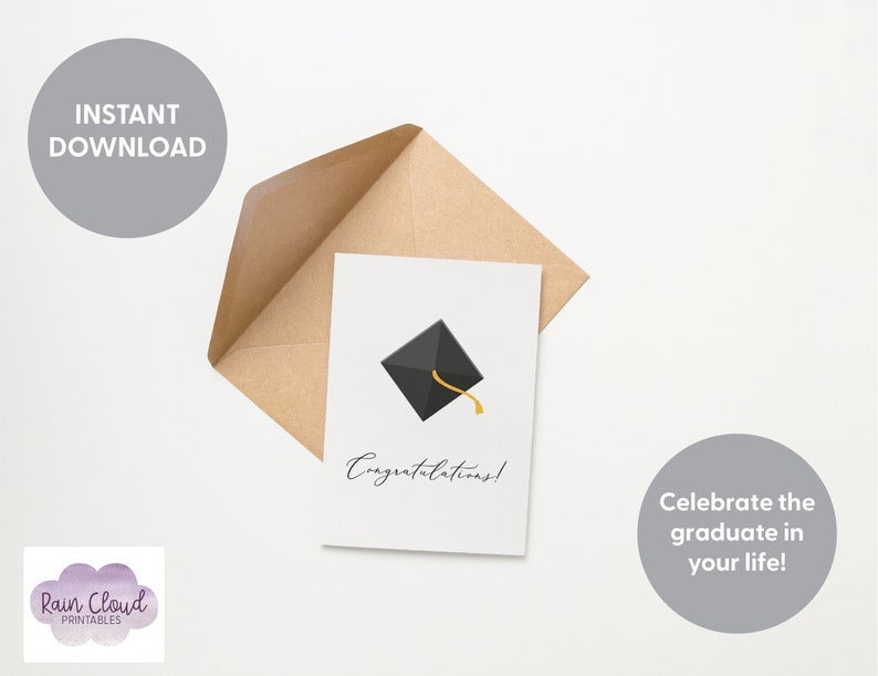 Printable Graduation Card - Etsy