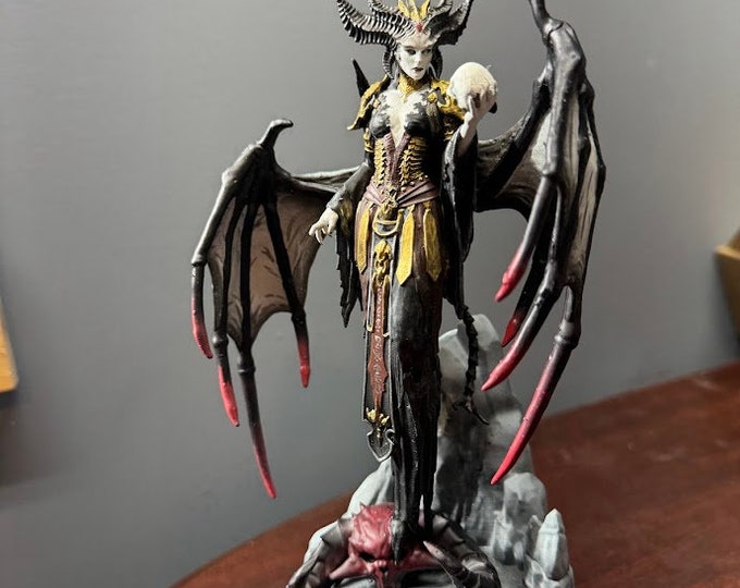 Hand Painted Lilith Resin Statue - Etsy