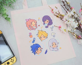 Cloud Strife TOTE BAG // Final Fantasy VIII Remake - Etsy