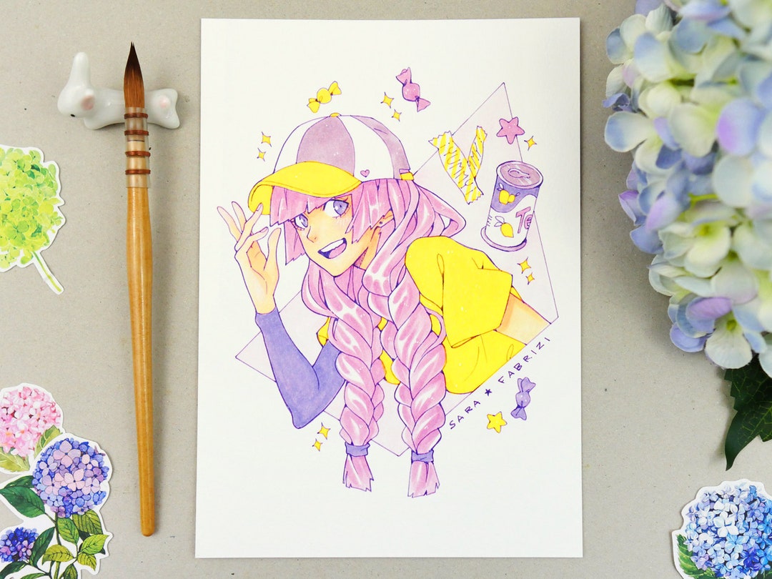 Yummy // Anime Art Print - Etsy