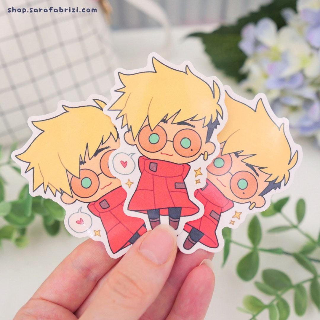 TRIGUN STAMPEDE Sticker Chibi Vash - Etsy