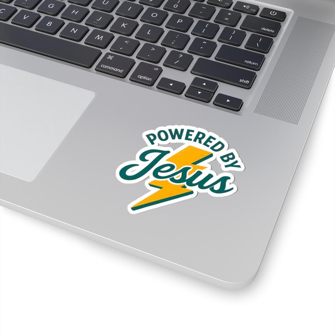 Powered by Jesus – Faith-inspired Vinyl Sticker - Etsy