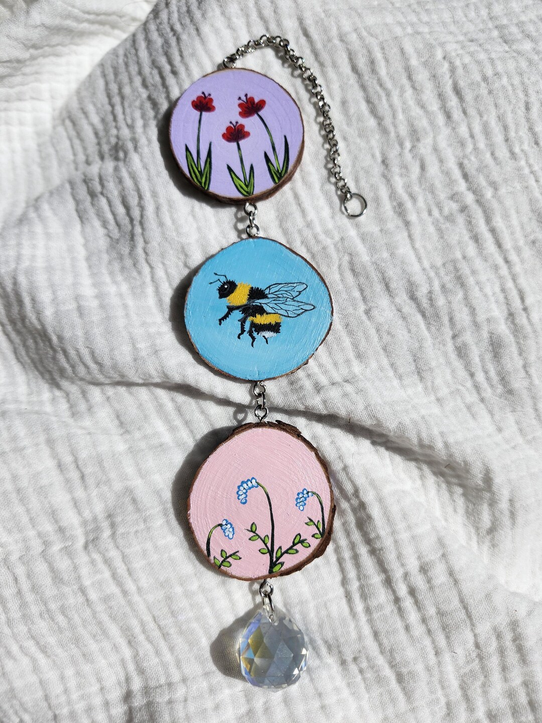 Suncatcher Pine Trees Double Sided Crystal Nature Home Decor - Etsy