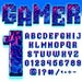 Video Game Letters PNG, Video Game Alphabet, 3D Video Game Alphabet ...