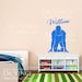 Track Field Runner Athletic Decal Custom Name Wall Personalized Vinyl ...