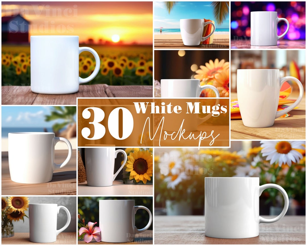 BUNDLE 30 Mugs Mockup - Coffee Mug Mockup - Mug Mockups - Mug Bundle ...