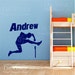Baseball Pitcher Player Decal Custom Name Wall Personalized Vinyl ...