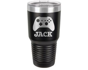 Engraved Water Bottle, Gamer Water Bottle, Etched Water Bottle With ...
