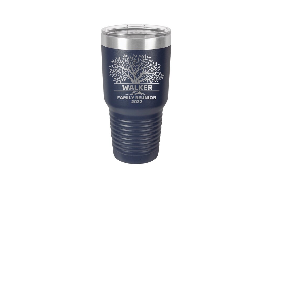 Personalized Family Reunion Tumbler – Custom Engraved Name & Year ...