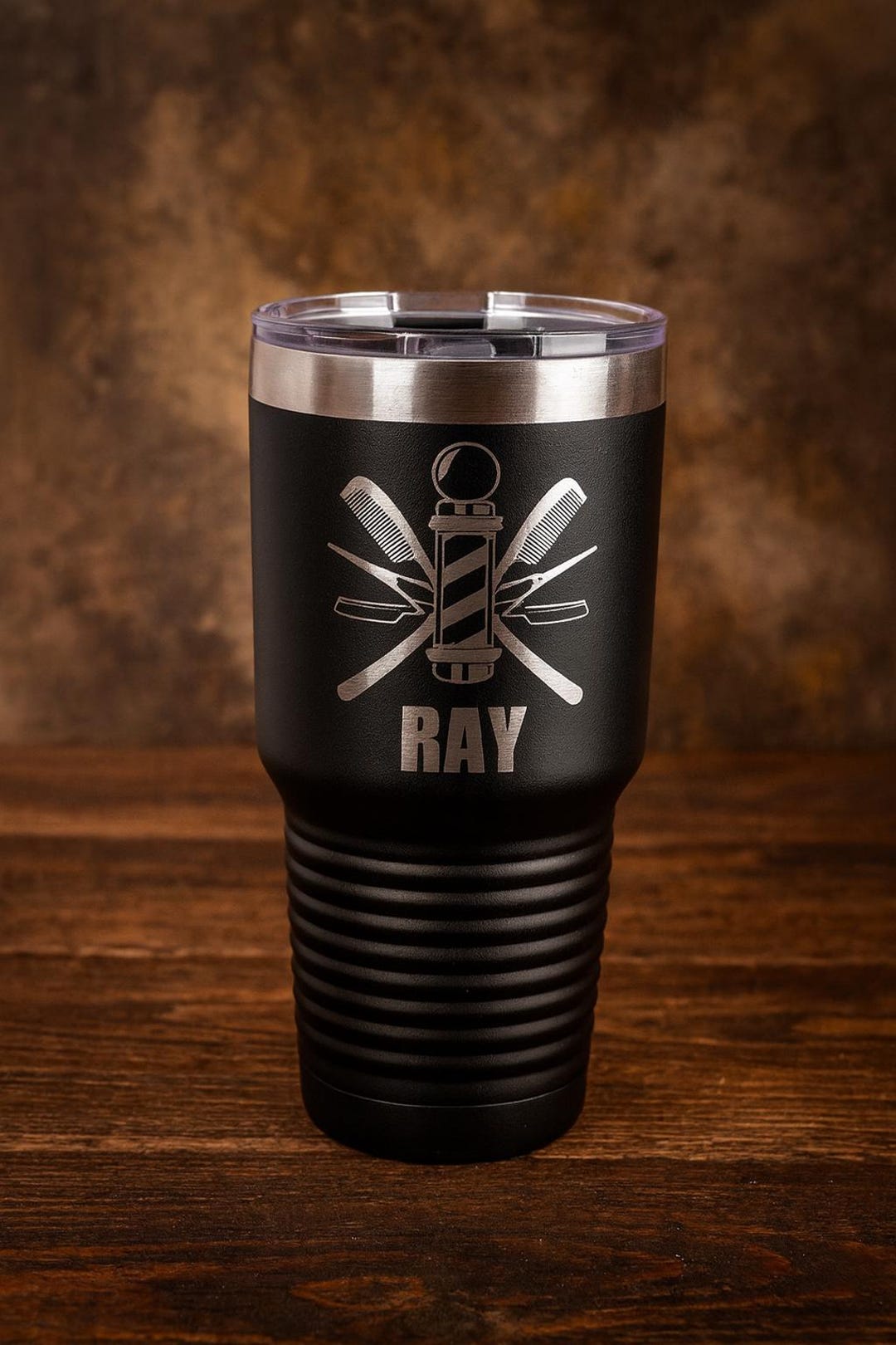 Personalized Barber Tumbler – Custom Engraved Stainless Steel Cup, Gift ...