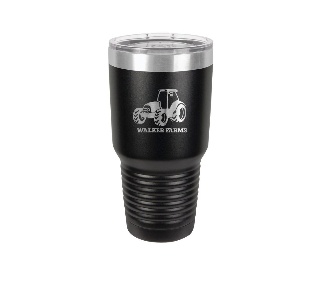 Personalized Tractor Tumbler – Custom Engraved Farm Cup, Gift for ...