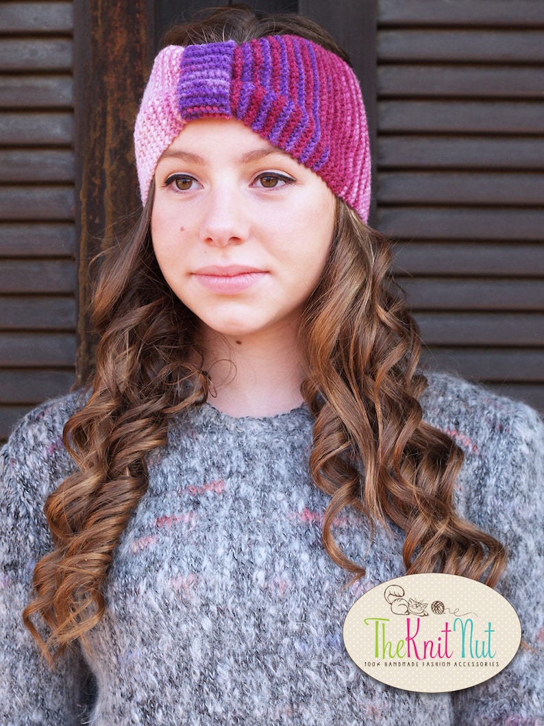 Knitted Turban Winter Headband Winter Knit Ear Warmer Winter Etsy