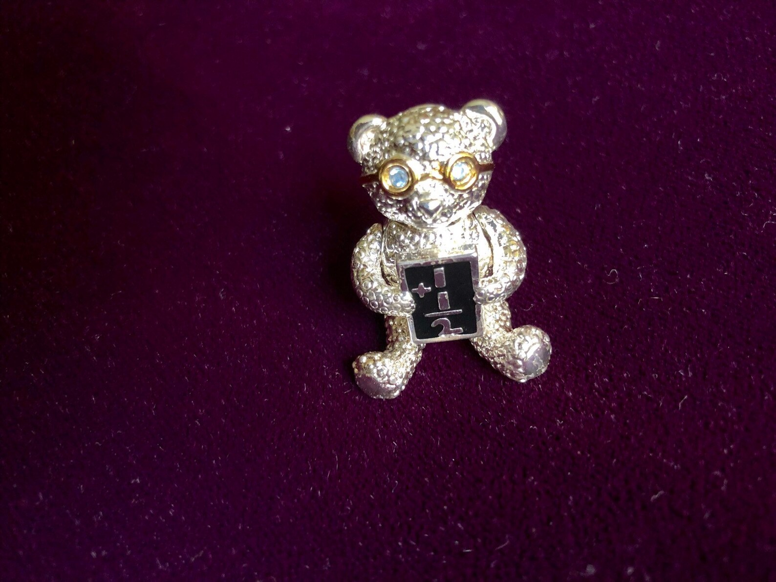 Vintage Napier School Bear Brooch With Chalkboard Math Teacher Gift - Etsy