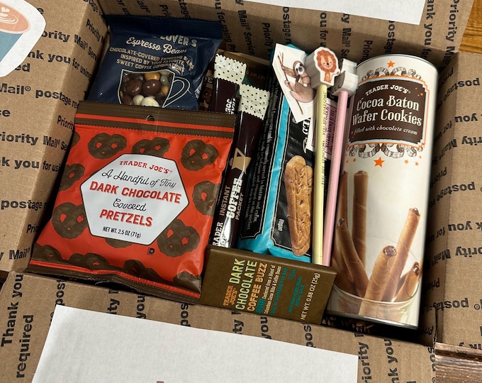 College Care Package - Miss You A Latte! - Coffee Snack Pack - Box of ...