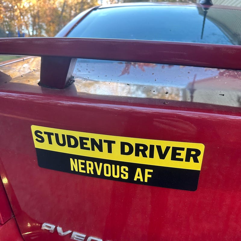 New Driver Car Stickers - Etsy